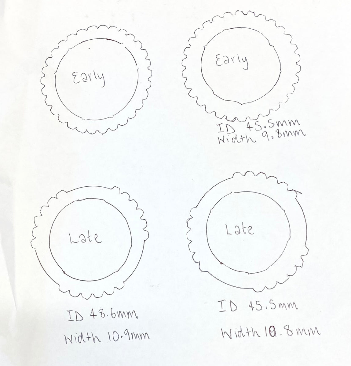 Bullet & 2000e brass Synchros – Palmside NZ