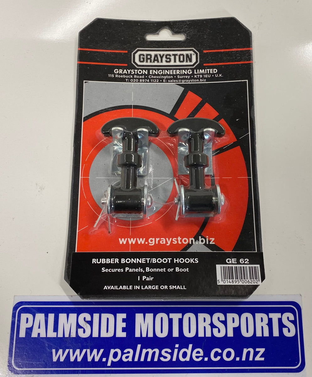 Grayston Rubber Bonnet/Boot Hooks - Sml – Palmside NZ